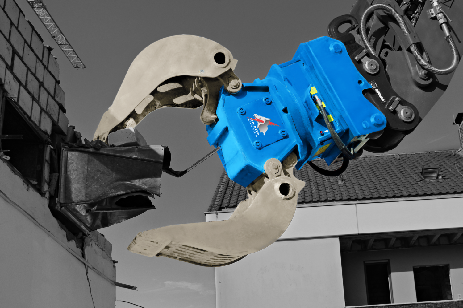 Okada ORG Series Heavy Duty Rotating Demolition Grapple - R.R ...